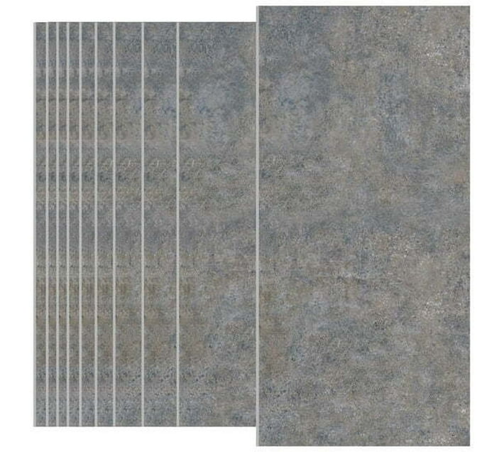 Heartdeco 10 Piece Self-Adhesive Floor Wall Sticker Pack of 10 (Grey ...