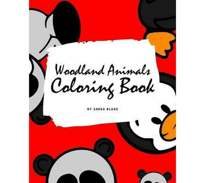 Woodland Animals Coloring Book for Children (8x10 Coloring Book ...