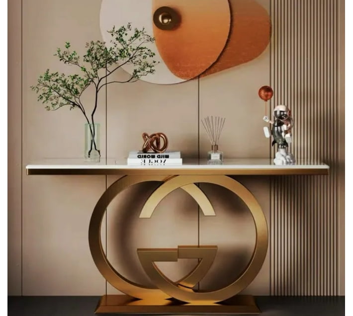 Designer Concepts Gwen Console Table Metal Free Standing Sideboard ...