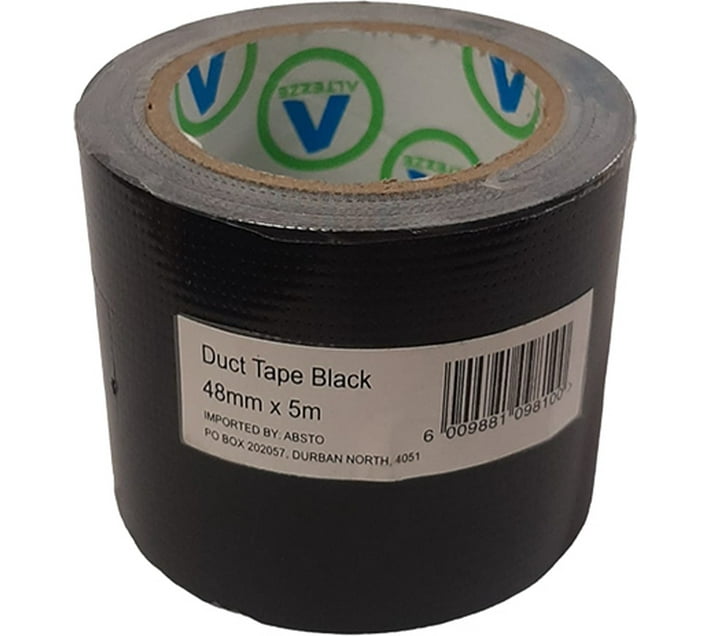 AVAST Duct Tape Black 48mm x 5m 500 cm Duct Tape | Makro