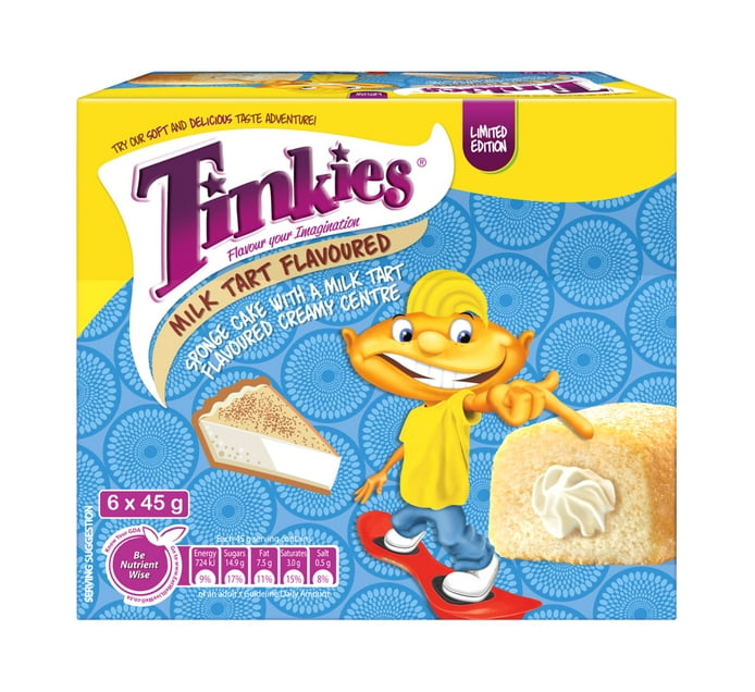 Tinkies Sponge Cakes Milk Tart (6 x 45g) | Makro
