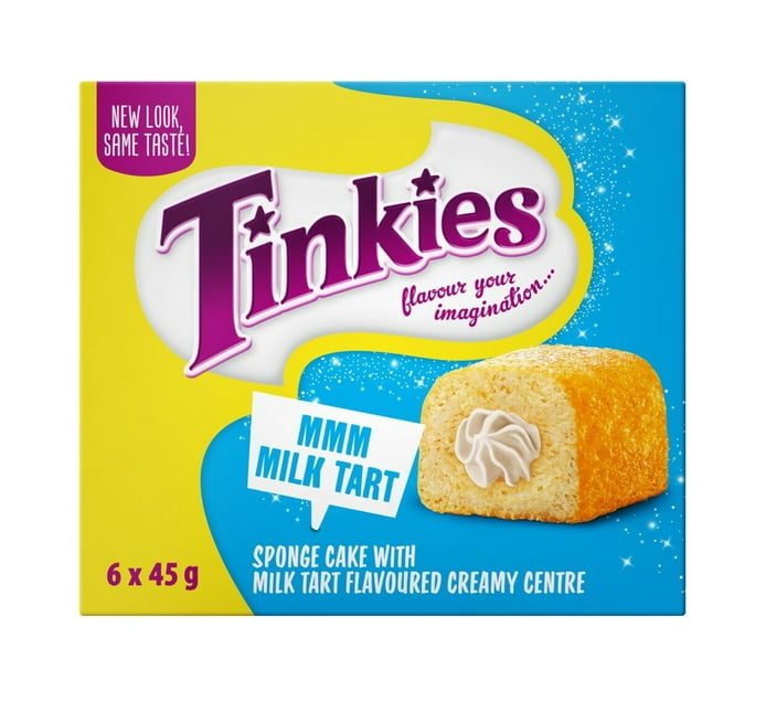 Buy Tinkies Sponge Cakes Milk Tart (6 x 45g) in Bulk | Makro Business