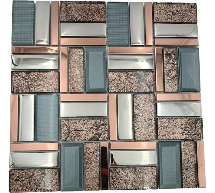 Earthstone 37-MOS-MERC-MIX Metallic Modern (Decorative Tile) | Makro