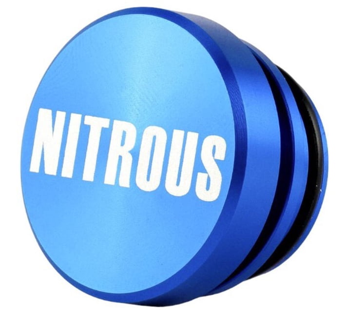 Generic Universal “Nitrous” Button for Cigarette Lighter Plug (blue ...