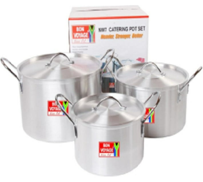 Bon Voyage Catering Pot Set Pot Set with Lid 42 L capacity 26.30352 cm ...