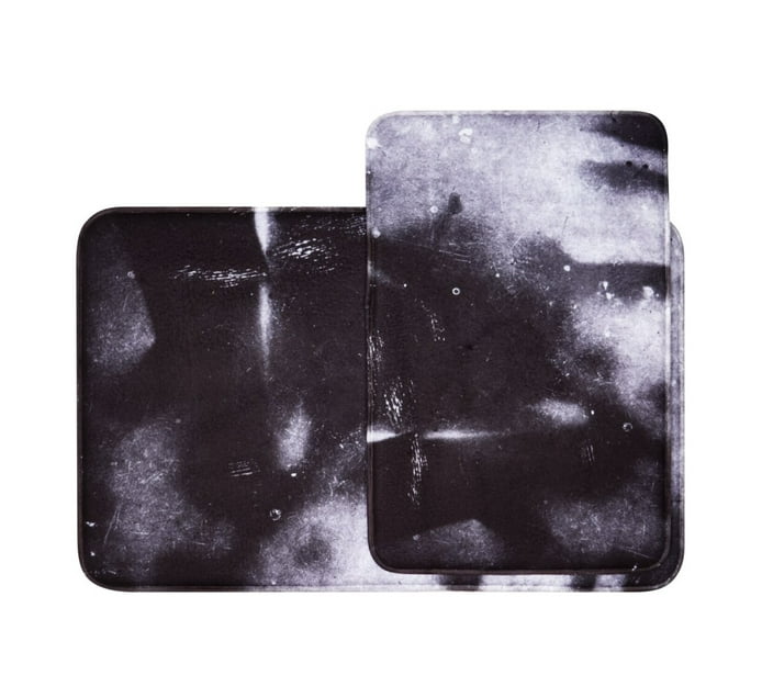 Waltex 50 x 80 cm Memory Foam 2 pce Set Black Texture | Makro