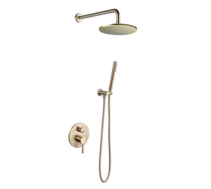 Someone’s in a Makro Trendy Taps Premium Quality Brushed Gold Concealed ...