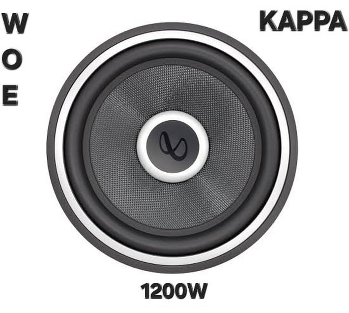 INFINITY KAPPA 1200W Subwoofer Rear Deck Mounted Round Car Speaker (1200 W) | Makro