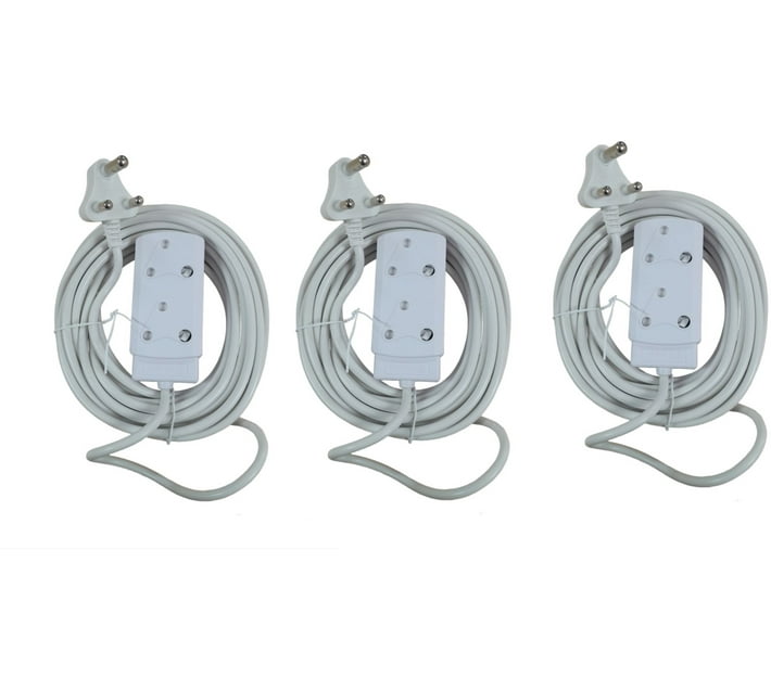 Gen S 10m Extension Cord With A Two-Way Multi-Plug Extension 2 Socket ...