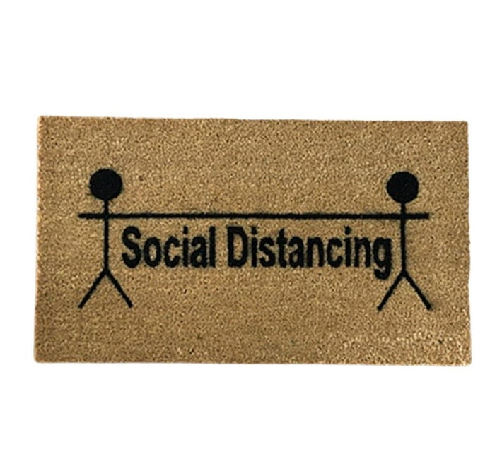 Someone’s in a Makro Matnifique Coir Doormat - Social Distancing ...