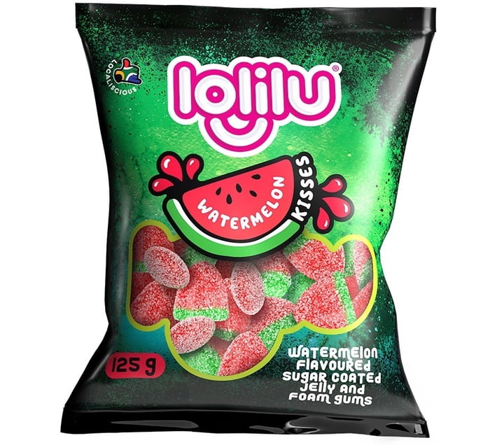 Lolilu Lolilu Watermelon Kisses 125g Bag (125 g) | Makro
