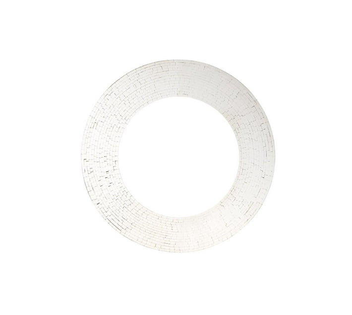 Someone’s in a Makro Mosaic Mirror - White 60ø Cm Mood