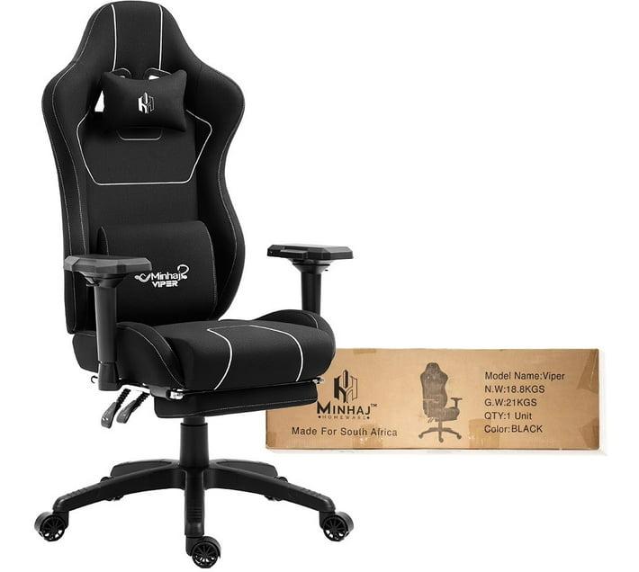Buy Minhaj Viper Office Adjustable Arm Chair (Black, DIY(Do-It-Yourself ...