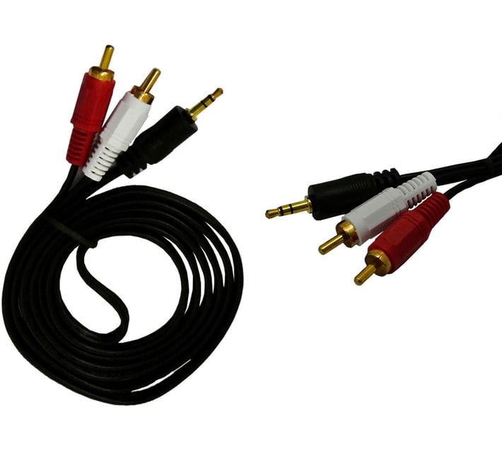 Alphacell NA 3 m Cable - 3 RCA to 3 RCA 1.2metre (Compatible with TV ...