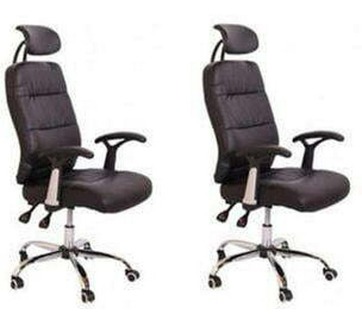 Buy SMTE Black Office Chairs - Executive Office Adjustable Arm Chair ...
