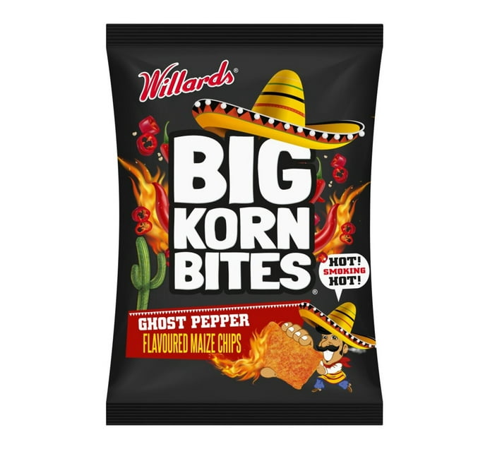 Willards Big Korn Bites Ghost Pepper (1 x 120g) | Makro