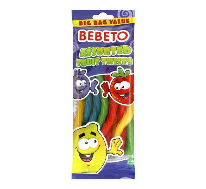 Bebeto Candy Assorted Fruit Twist (250 g) | Makro