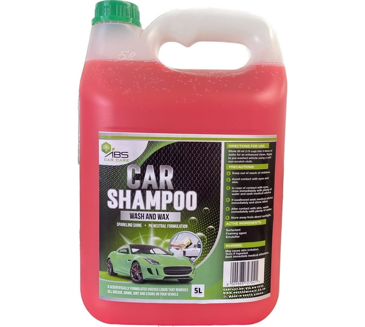 ABS Chemicals Pty (Ltd) Car shampoo wash & wax Vehicle Washing Liquid ...
