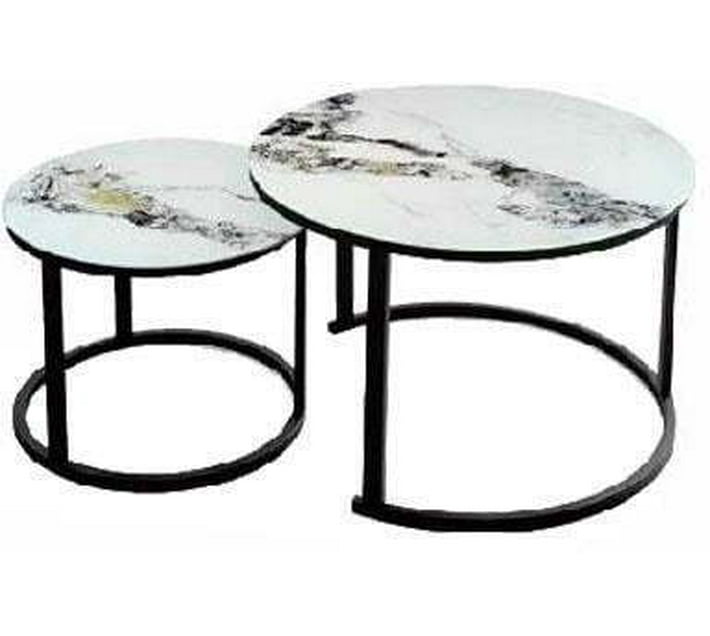 Homie NA Solid Wood Coffee Table (Finish Colour - Black, Pre-assembled ...