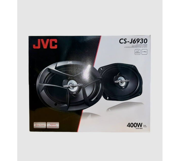 JVC CS-J6930 Coaxial Rear Deck Mounted Oval Car Speaker (400 W) | Makro