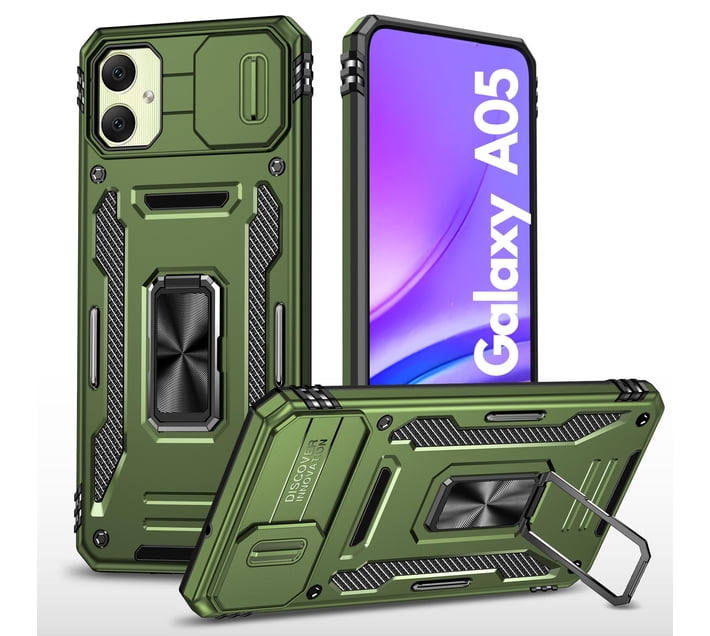 CellTime Galaxy A05 Kejiang Camshield Cover Shockproof Case - Olive ...