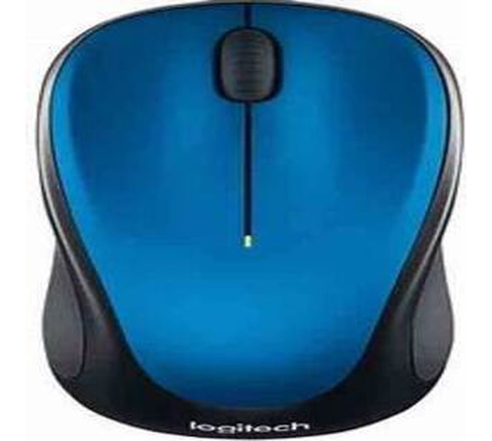 Logitech Blue Compact & Portable Wireless Mouse Wireless (USB 2.0, Blue ...