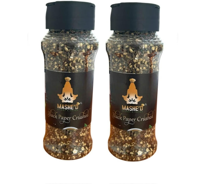 Buy Mash Ltd Black Pepper Crushed 100g x 2 (2 x 200 g) in Bulk | Makro ...