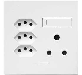Veti Series 3 1 x RSA 2 x V-Slim 2 x USB Plug Sockets - White (100 x ...