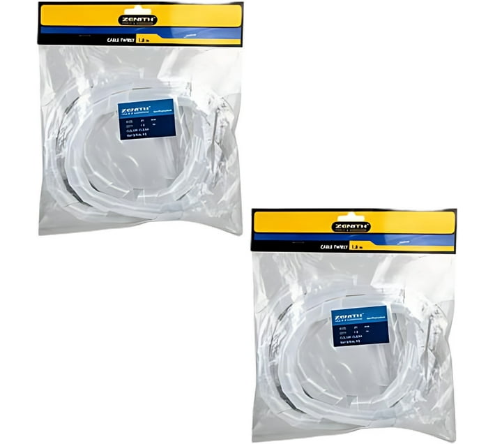 AZ Décor 047-009003 Plastic Cable Wraptor Cable Tie (White, Pack of 2 ...