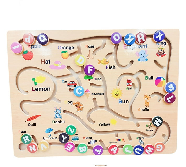 Shinning Railway Alphabet Educational Board Games Board Game () | Makro