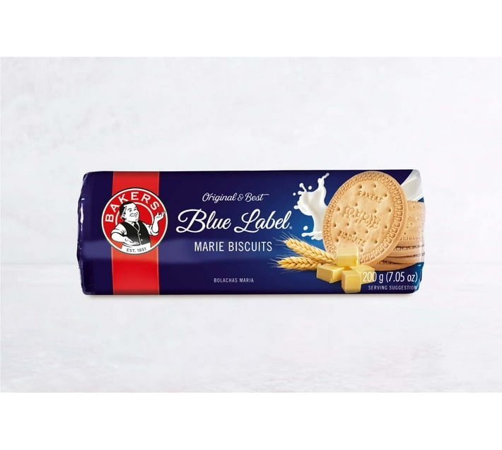 Buy Bakers Blue Label Marie Plain Biscuit (200 g, Pack of 12) in Bulk ...