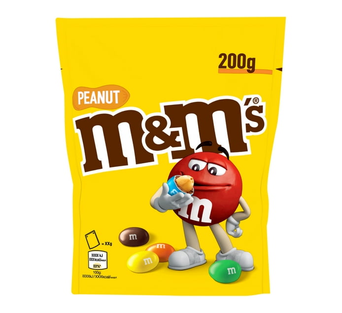 Buy M&m's Candy Coated Peanut (12 x 200g) in Bulk | Makro Business