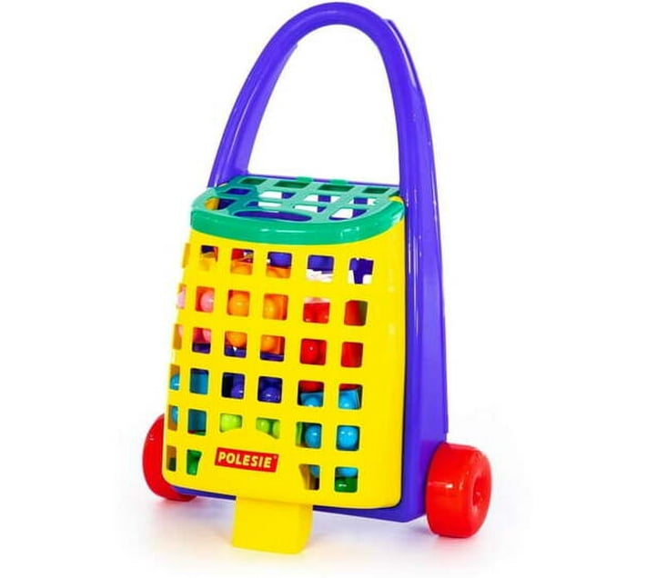 Polesie Jumbo Building Blocks in Storage Trolley 36 Piece Role Play Toy ...