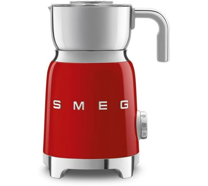 smeg Milk Frother Retro Red Coffee Maker (Red) | Makro