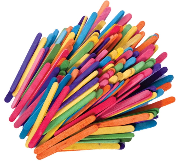 Buy Maruti Groups 50pc Ice Cream Sticks (Pack of 12) - 600 Wooden ...
