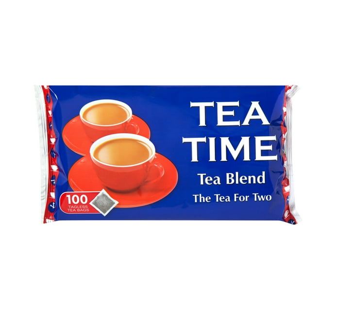 Buy Tea Time Black Tea Tagless Teabags (6 x 4 x 100's) in Bulk | Makro ...
