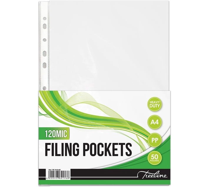 Buy Treeline PVC Filing Pocket (Set of 1, White) in Bulk | Makro Business