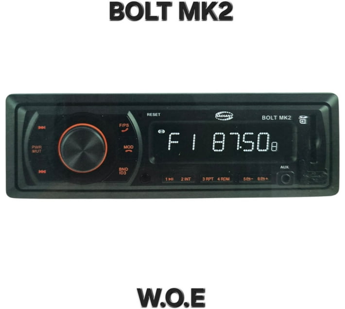 RADIANT BOLT MK2 Car Stereo (Single Din) | Makro