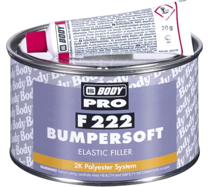 HB Body Bumbersoft Elastic Filler F222 Can Car Body Filler Putty (1 kg ...
