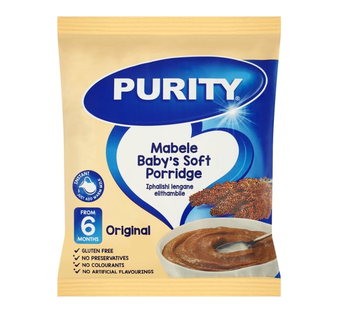 Someone’s in a Makro Purity 6 x 350g Mabele Soft Porridge Infant Cereal ...