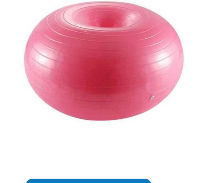 Buy HOME GYM Fitness Workout Exercise Donut Yoga Balls - Pink 65 cm Gym ...