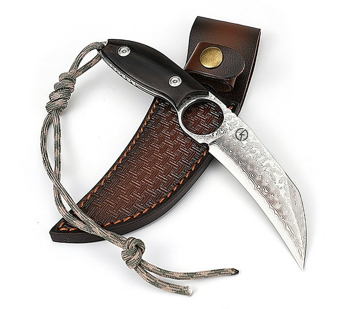 Koch Knives Premium Damascus TL-Z008 Knife (Black) | Makro