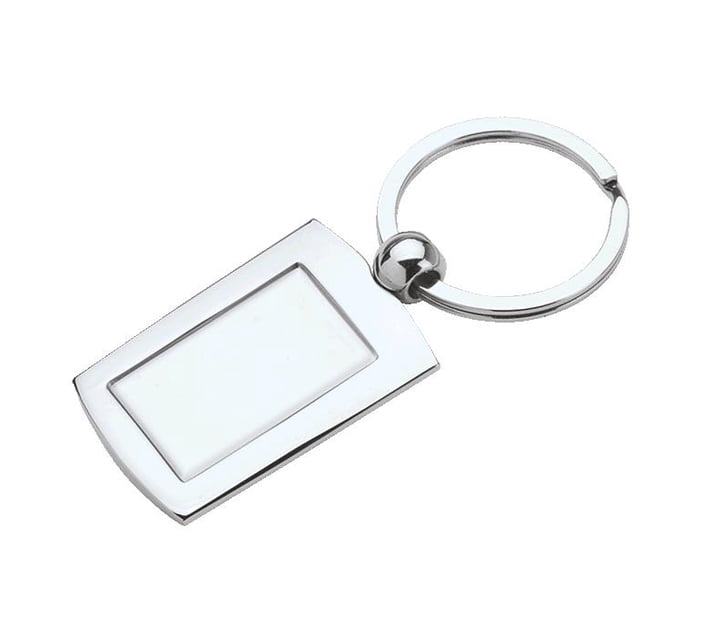 Someone’s in a Makro Metal Keychain with Indent for Dome Mood