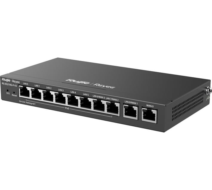 Reyee 10-Port Gigabit Smart Cloud Managed PoE Switch Network Switch ...