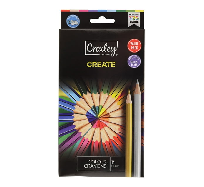 Someone’s in a Makro Croxley Colour Pencils Assorted 14's Mood