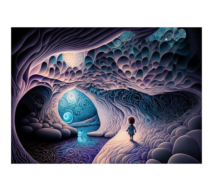 Someone’s in a Makro Canvas Wall Art Framed Size A0 - A Wanderer Mood