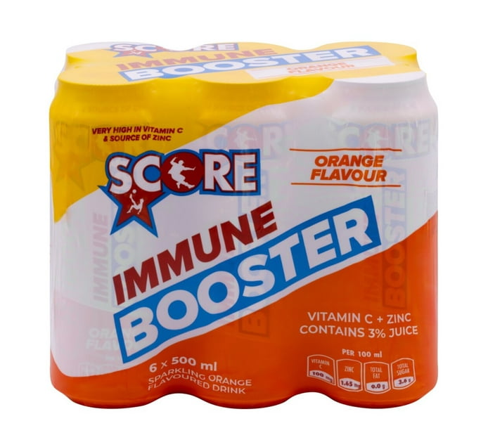 Score SCORE IMMUNE BOOSTER ORANGE 500ML X 6 (500ML X 6) | Makro
