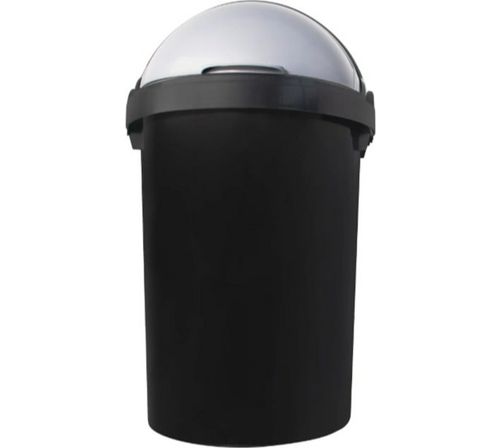Buy Ottima Black Fliptop 50L Plastic Dustbin (Black) in Bulk | Makro ...
