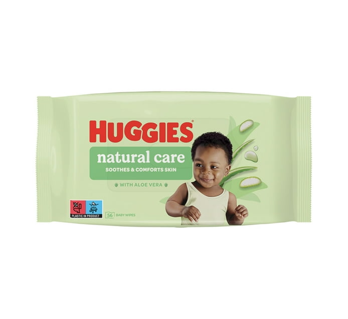 Buy Huggies Natural Care Baby Wipes 56 Pack in Bulk | Makro Business