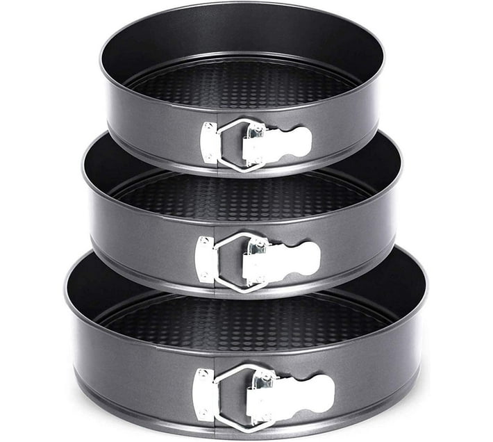 Generic 3pc Non-Stick Baking Pan Set Pan Set 3 L capacity (Aluminium ...